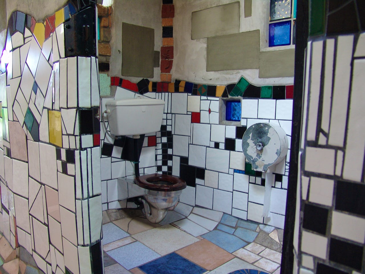 Discover Hundertwasser Toilets in New Zealand with Optional Sightseeing with a Daytrip Car Ride